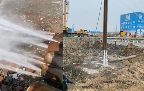 Hydraulic Water Jet Pile Installation System Water Jet Cleaner ...